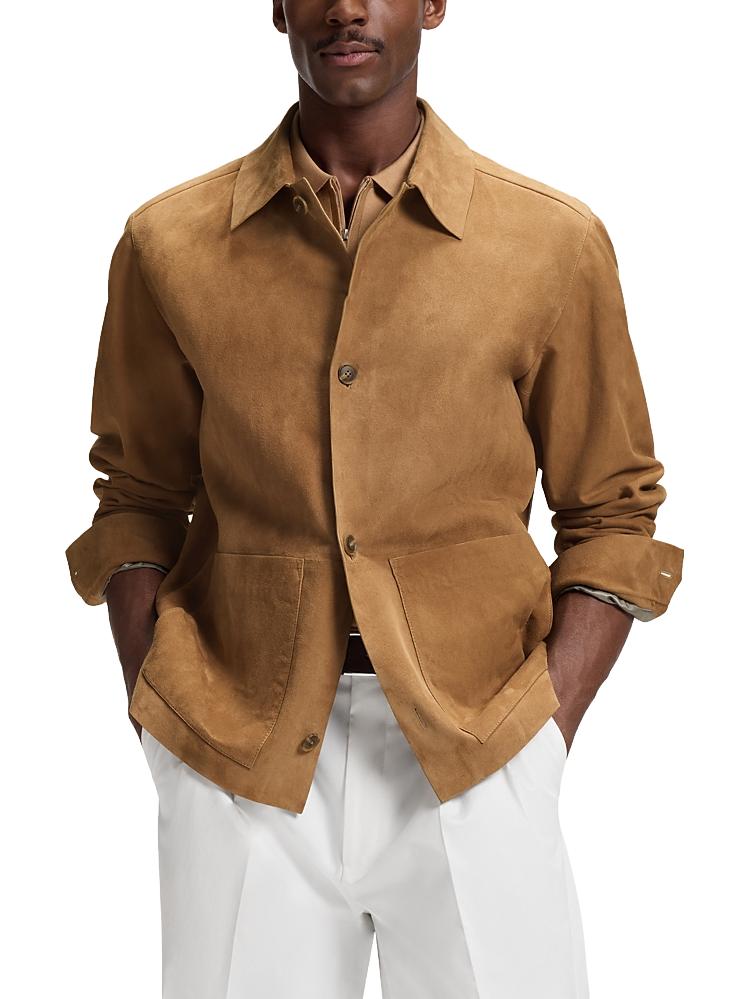 BOSS Boss C-Mandrian Leather Jacket